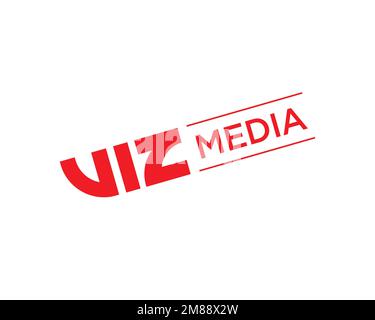 Viz Media, Logo, White background Stock Photo - Alamy