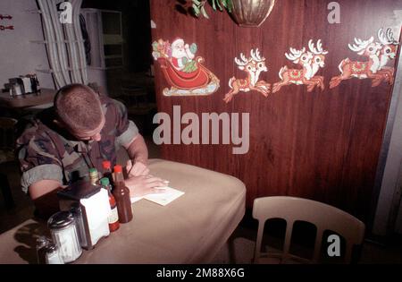Lance CPL. Tom Bowlin, a member of Marine Uitlity/Attack Helicopter ...