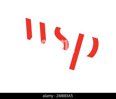 WSP Global, rotated logo, white background Stock Photo - Alamy
