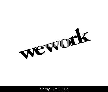 WeWork, Logo, White background Stock Photo - Alamy
