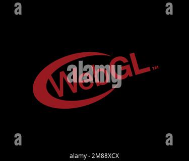 WebGL, Logo, Black background Stock Photo - Alamy