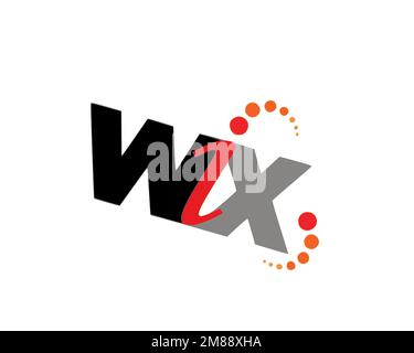 WiX, rotated logo, white background Stock Photo - Alamy