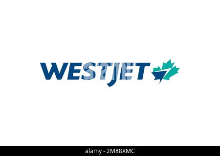 WestJet, Logo, White background Stock Photo - Alamy