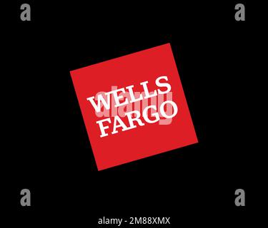 Wells Fargo, Logo, Black background Stock Photo - Alamy