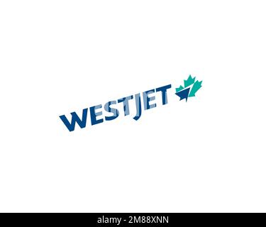 WestJet, Logo, White background Stock Photo - Alamy