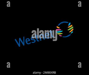 Westnet, Logo, Black background Stock Photo - Alamy