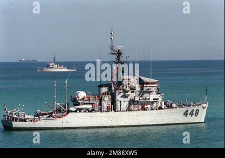 USS Conquest (MSO-488) in port, circa in 1993 Stock Photo - Alamy