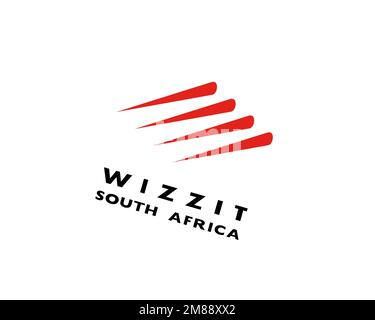 Wizzit, rotated logo, white background Stock Photo - Alamy