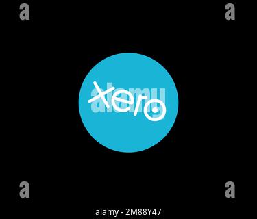 Xero software, Logo, Black background Stock Photo - Alamy