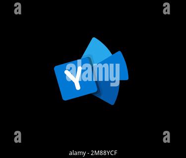 Yammer, Logo, Black background Stock Photo - Alamy