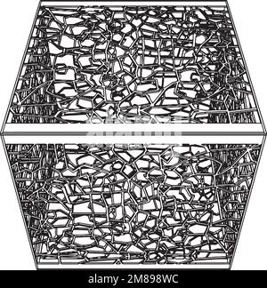 Abstract Ornamental Cage Vector Stock Vector Image & Art - Alamy