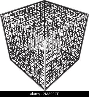 Abstract Ornamental Cage Vector Stock Vector Image & Art - Alamy