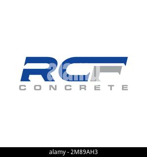 Simple Letter or word RCF sans serif sport font image graphic icon logo ...