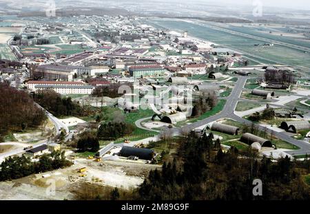An aerial view of the Bitburg Air Base Stock Photo - Alamy