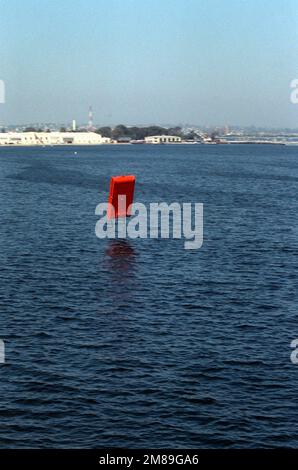 A 52,700-pound sled descends toward the water after being launched from ...