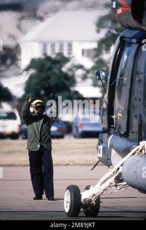 An SH-2F Sea Sprite helicopter from Helicopter Light Anti-submarine ...
