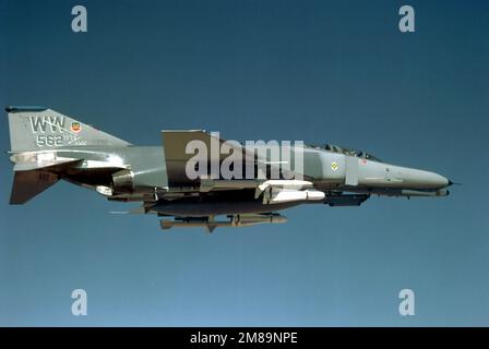 Two 37th Tactical Fighter Wing (37th TFW) F-117A aircraft sit inside a ...