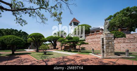 Taiwan tainan anping castle as zheng chenggong Stock Photo - Alamy