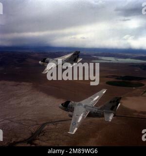 Air Anti-submarine Squadron 32 (VS-32) S-3A Viking aircraft are parked ...