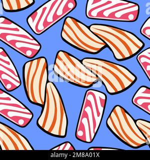 Seamless texture of salmon fillet. Meat of red fish. Seamless pattern ...