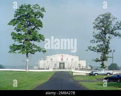 An exterior view of the U.S. Gold Bullion Depository at the U.S. Army ...