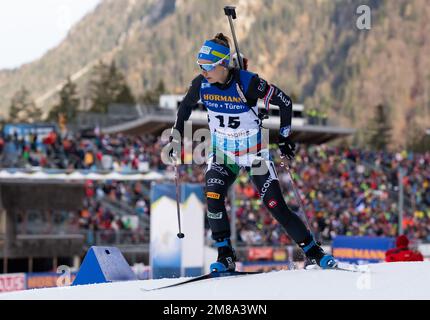 Samuela Comola of Italy in action during the warm up before the women's ...