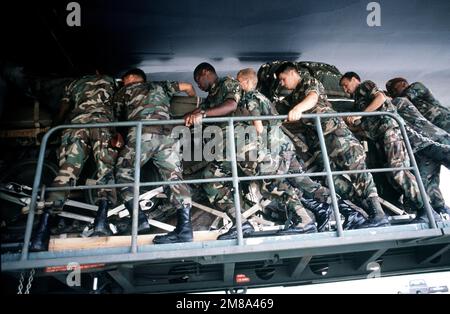 An M-551 Sheridan light tank of the 82nd Airborne Division, loaded with ...