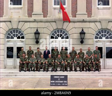 The II Marine Expeditionary Force Headquarters Group conducts a ...