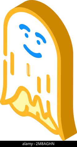 spirit ghost isometric icon vector illustration Stock Vector Image ...