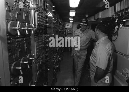 CAPT. Joe Lee Frank, left, executive officer of the battleship USS ...