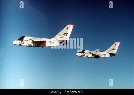 A left side view of an S-3A Viking from Air Anti-submarine Squadron 29 ...