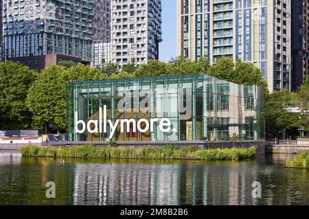 Ballymore Design Cube Canary Wharf - the Ballymore floating design cube ...