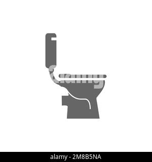 Toilet icon, graphic resource template, vector illustration Stock ...