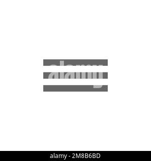 Center aligned icons, graphic resource templates, vector illustrations ...