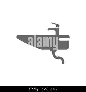 Wash basin icon, graphic resource template, vector illustration Stock ...