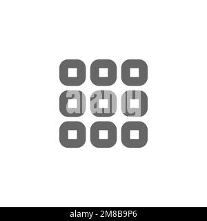Main menu icon, graphic resource template, vector illustration Stock ...