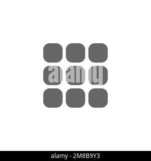 Main menu icon, graphic resource template, vector illustration Stock ...