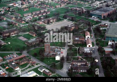 An aerial view of a portion of the base. The 47th U.S. Air Force ...