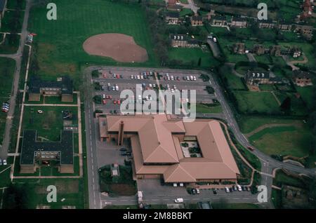 An aerial view of a portion of the base and surrounding area. The 317th ...