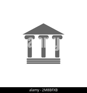 Government icons, graphic resource templates, vector illustrations ...
