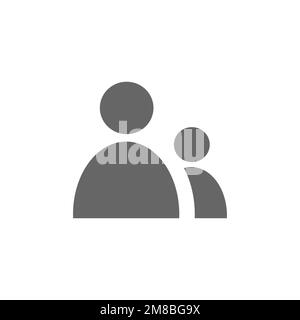 Multi user icons, graphic resource templates, vector illustrations ...