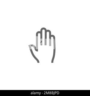 Palm icon, graphic resource template, vector illustration Stock Vector ...