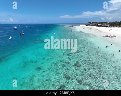 Zanzibar (Nungwi Beach on the largest island of the Zanzibar ...