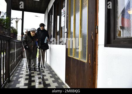Frydlant, Czech Republic. 13th Jan, 2023. First round of presidential ...