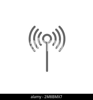 Signal emitter icon, graphic resource template, vector illustration ...