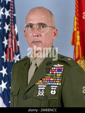 BGEN Paul K. Van Riper, USMC. Country: Unknown Stock Photo - Alamy