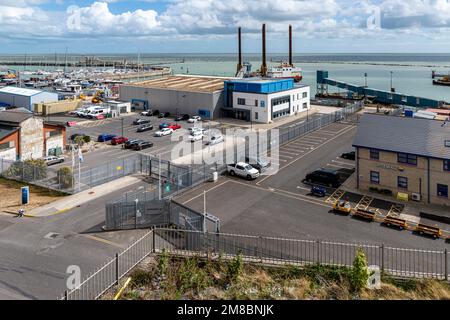 The old ferry terminus and customs house in Ramsgate, Kent Stock Photo ...