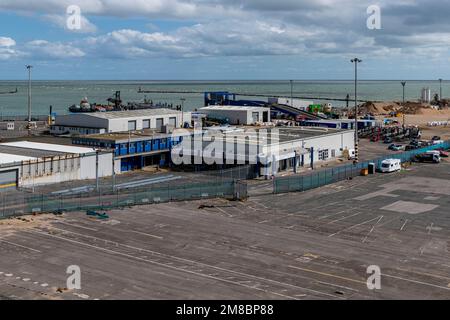 The old ferry terminus and customs house in Ramsgate, Kent Stock Photo ...