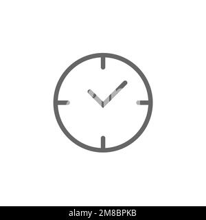 Countdown line icon, graphic resource template, vector illustration ...