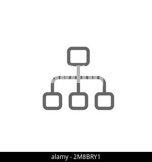 Schema line icon, graphic resource template, vector illustration Stock ...